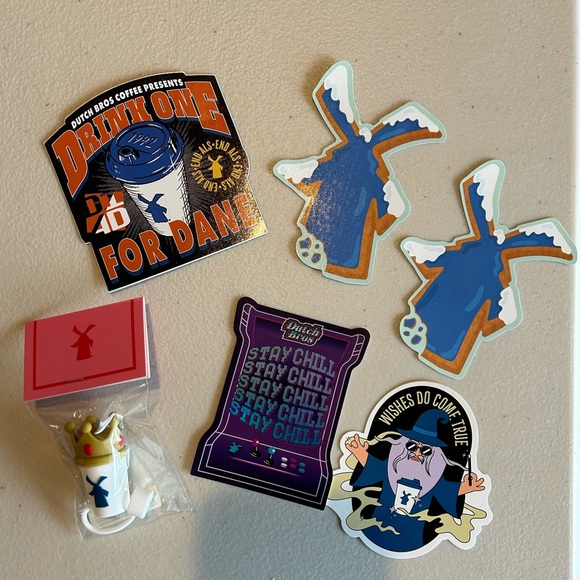 Dutch Bros | Design | Dutch Bros Stickers Straw Topper | Poshmark